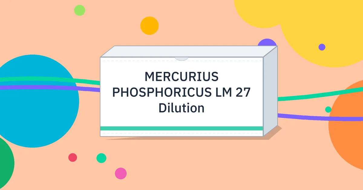 Symbolbild: Packung mit der Aufschrift MERCURIUS PHOSPHORICUS LM 27 Dilution (PZN 12952898) – Verfügbarkeit und Bezug in Apotheken in Frankfurt am Main