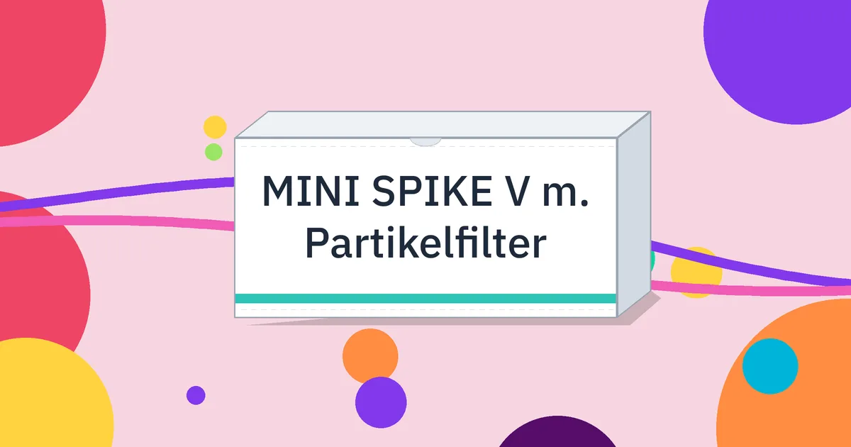 Symbolbild: Packung mit der Aufschrift MINI SPIKE V m. Partikelfilter (PZN 02245272) – Verfügbarkeit und Bezug in Apotheken in Frankfurt am Main
