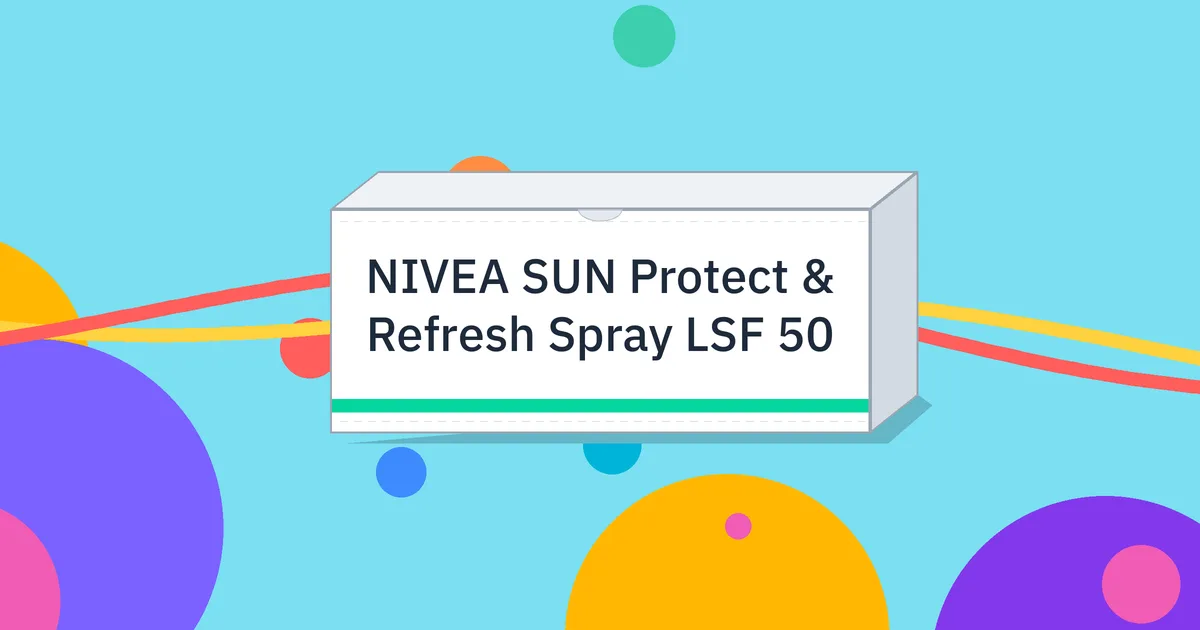 Symbolbild: Packung mit der Aufschrift NIVEA SUN Protect & Refresh Spray LSF 50 (PZN 11327336) – Verfügbarkeit und Bezug in Apotheken in Frankfurt am Main