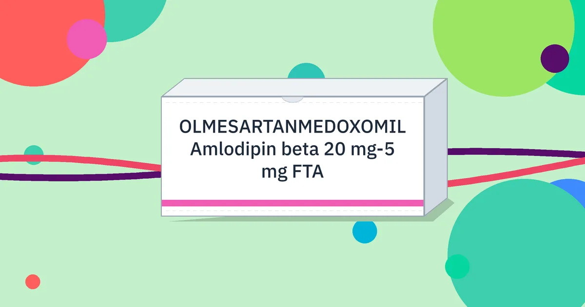 Symbolbild: Packung mit der Aufschrift OLMESARTANMEDOXOMIL Amlodipin beta 20 mg-5 mg FTA (PZN 13913280) – Verfügbarkeit und Bezug in Apotheken in Frankfurt am Main