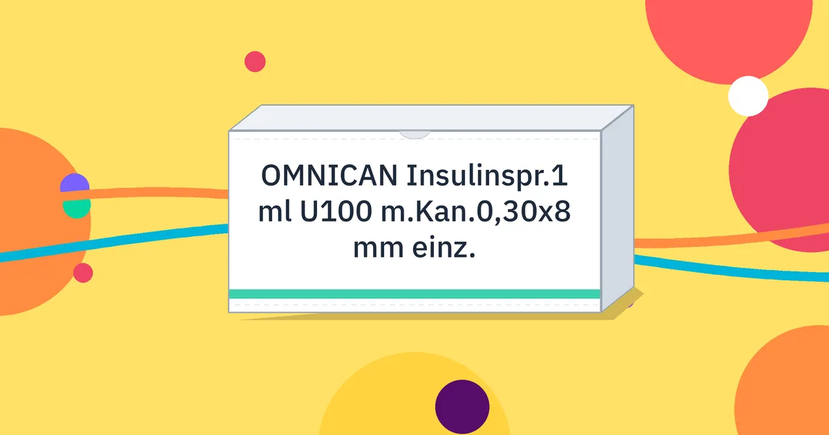 Symbolbild: Packung mit der Aufschrift OMNICAN Insulinspr.1 ml U100 m.Kan.0,30x8 mm einz. (PZN 00465667) – Verfügbarkeit und Bezug in Apotheken in Frankfurt am Main