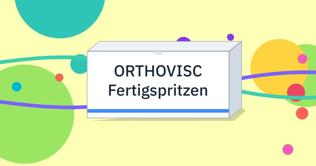 Symbolbild: Packung mit der Aufschrift ORTHOVISC Fertigspritzen (PZN 20775772) – Verfügbarkeit und Bezug in Apotheken in Frankfurt am Main