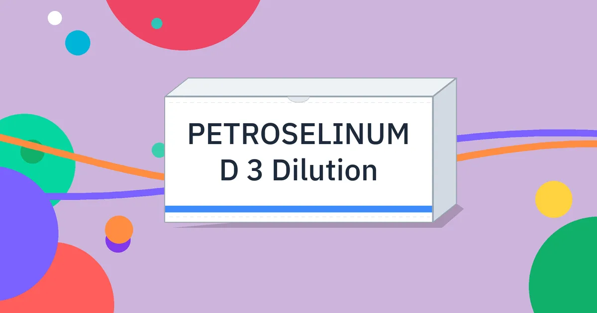 Symbolbild: Packung mit der Aufschrift PETROSELINUM D 3 Dilution (PZN 02928924) – Verfügbarkeit und Bezug in Apotheken in Frankfurt am Main