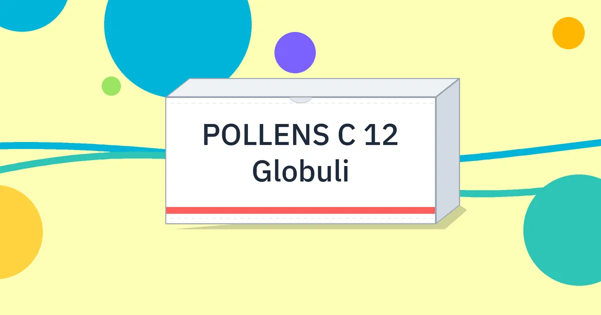 Symbolbild: Packung mit der Aufschrift POLLENS C 12 Globuli (PZN 19718326) – Verfügbarkeit und Bezug in Apotheken in Frankfurt am Main