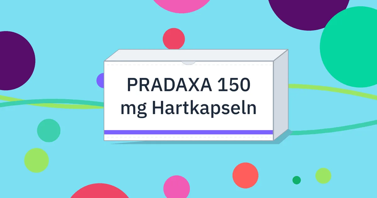 Symbolbild: Packung mit der Aufschrift PRADAXA 150 mg Hartkapseln (PZN 11038299) – Verfügbarkeit und Bezug in Apotheken in Frankfurt am Main