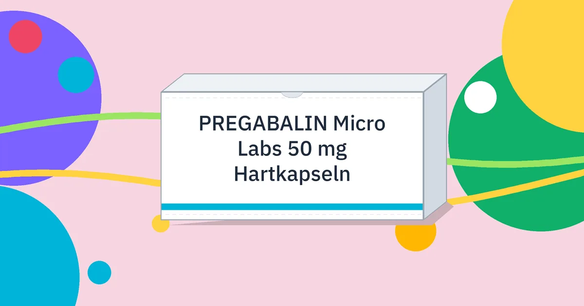 Symbolbild: Packung mit der Aufschrift PREGABALIN Micro Labs 50 mg Hartkapseln (PZN 18153738) – Verfügbarkeit und Bezug in Apotheken in Frankfurt am Main