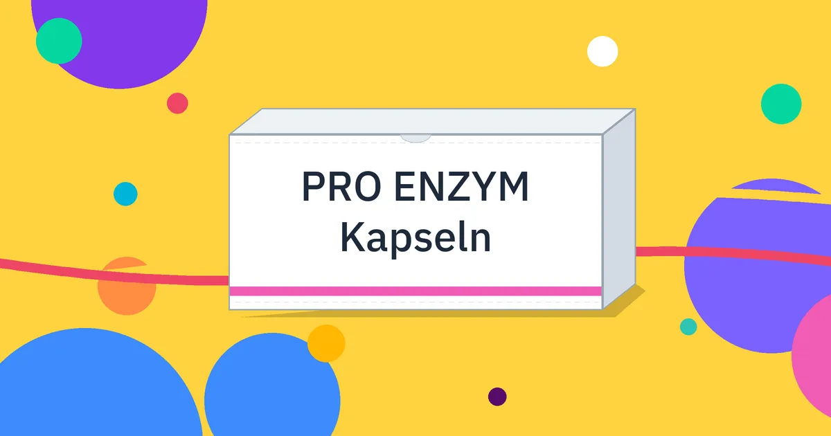 Symbolbild: Packung mit der Aufschrift PRO ENZYM Kapseln (PZN 19160143) – Verfügbarkeit und Bezug in Apotheken in Frankfurt am Main