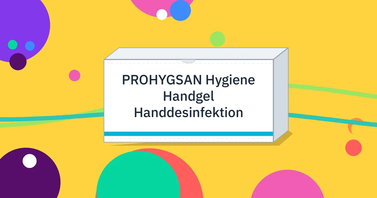 Symbolbild: Packung mit der Aufschrift PROHYGSAN Hygiene Handgel Handdesinfektion (PZN 12351963) – Verfügbarkeit und Bezug in Apotheken in Frankfurt am Main