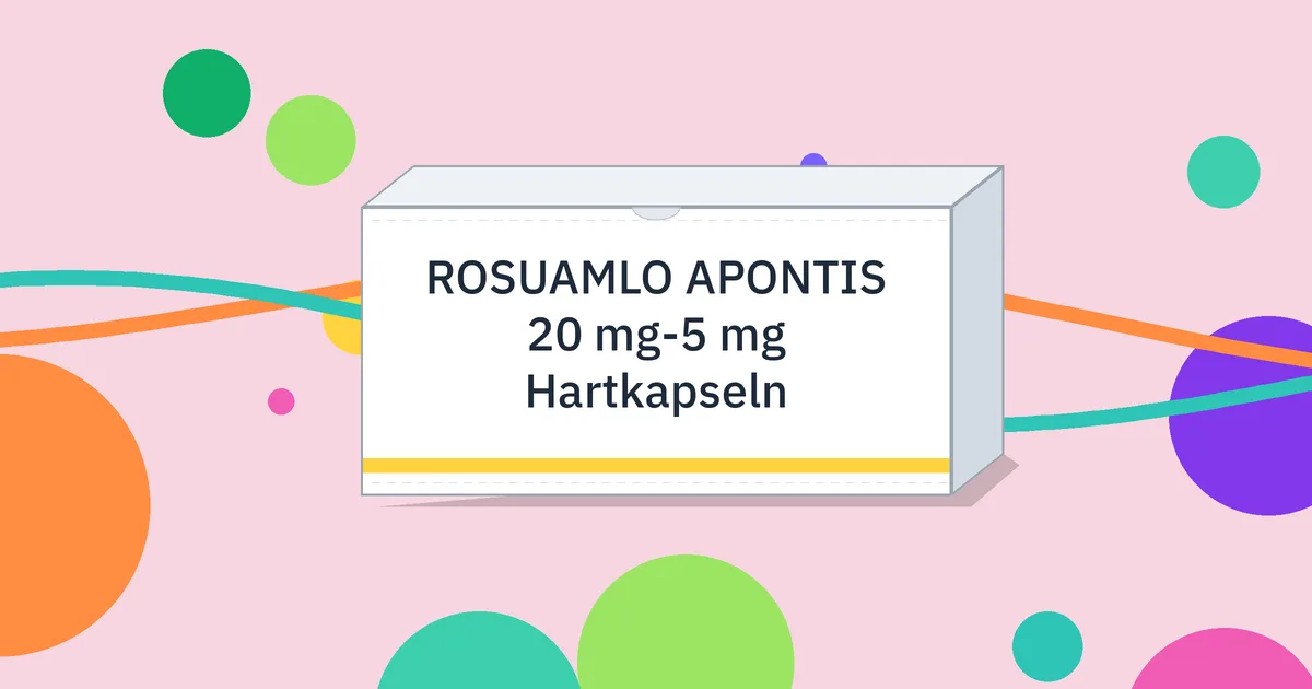Symbolbild: Packung mit der Aufschrift ROSUAMLO APONTIS 20 mg-5 mg Hartkapseln (PZN 18602515) – Verfügbarkeit und Bezug in Apotheken in Frankfurt am Main