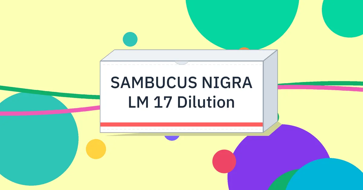 Symbolbild: Packung mit der Aufschrift SAMBUCUS NIGRA LM 17 Dilution (PZN 13181339) – Verfügbarkeit und Bezug in Apotheken in Frankfurt am Main