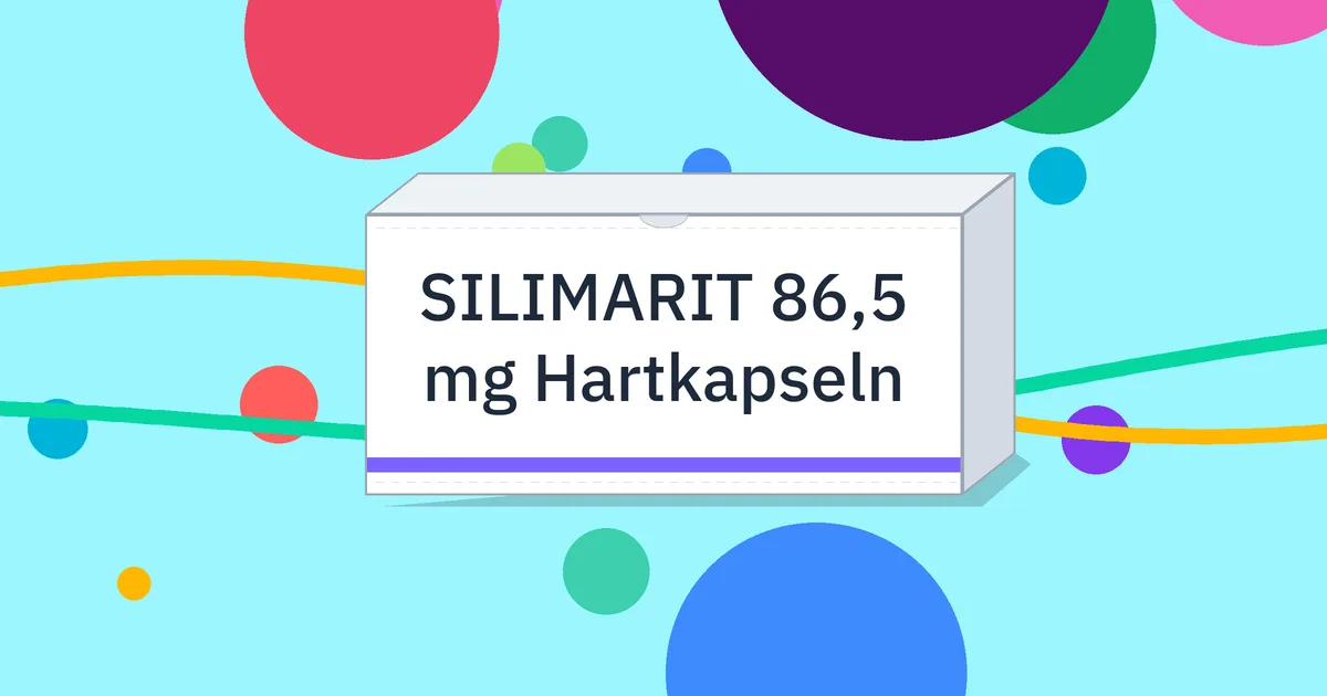 Symbolbild: Packung mit der Aufschrift SILIMARIT 86,5 mg Hartkapseln (PZN 19981242) – Verfügbarkeit und Bezug in Apotheken in Frankfurt am Main
