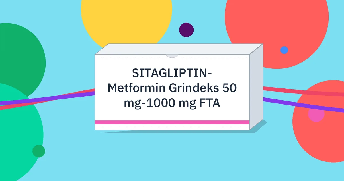 Symbolbild: Packung mit der Aufschrift SITAGLIPTIN-Metformin Grindeks 50 mg-1000 mg FTA (PZN 19446081) – Verfügbarkeit und Bezug in Apotheken in Frankfurt am Main