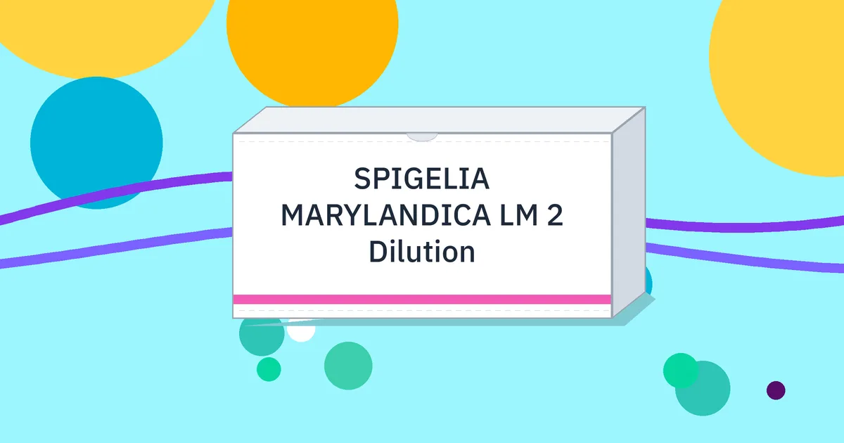 Symbolbild: Packung mit der Aufschrift SPIGELIA MARYLANDICA LM 2 Dilution (PZN 13195459) – Verfügbarkeit und Bezug in Apotheken in Frankfurt am Main