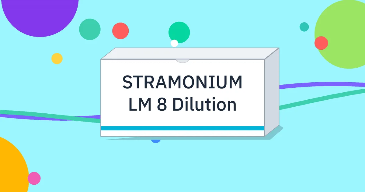 Symbolbild: Packung mit der Aufschrift STRAMONIUM LM 8 Dilution (PZN 13201786) – Verfügbarkeit und Bezug in Apotheken in Frankfurt am Main
