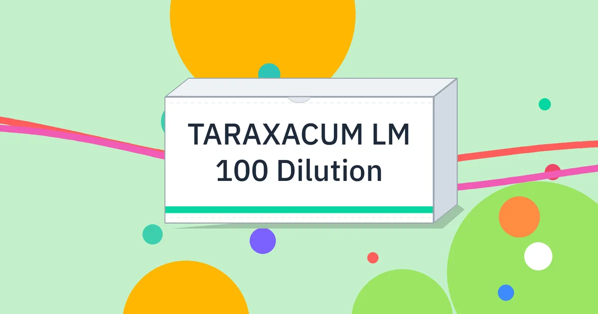 Symbolbild: Packung mit der Aufschrift TARAXACUM LM 100 Dilution (PZN 13214582) – Verfügbarkeit und Bezug in Apotheken in Frankfurt am Main