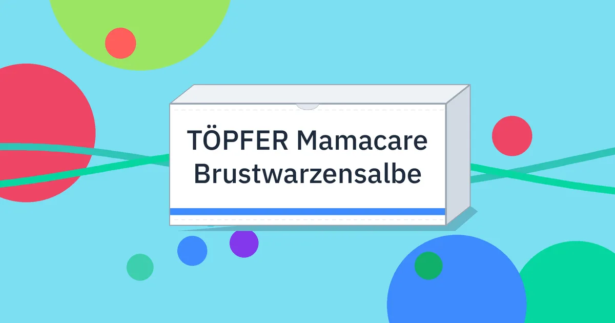 Symbolbild: Packung mit der Aufschrift TÖPFER Mamacare Brustwarzensalbe (PZN 10268637) – Verfügbarkeit und Bezug in Apotheken in Frankfurt am Main