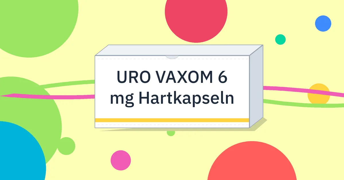 Symbolbild: Packung mit der Aufschrift URO VAXOM 6 mg Hartkapseln (PZN 17265180) – Verfügbarkeit und Bezug in Apotheken in Frankfurt am Main