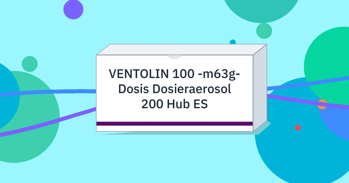 Symbolbild: Packung mit der Aufschrift VENTOLIN 100 -m63g-Dosis Dosieraerosol 200 Hub ES (PZN 20182233) – Verfügbarkeit und Bezug in Apotheken in Frankfurt am Main