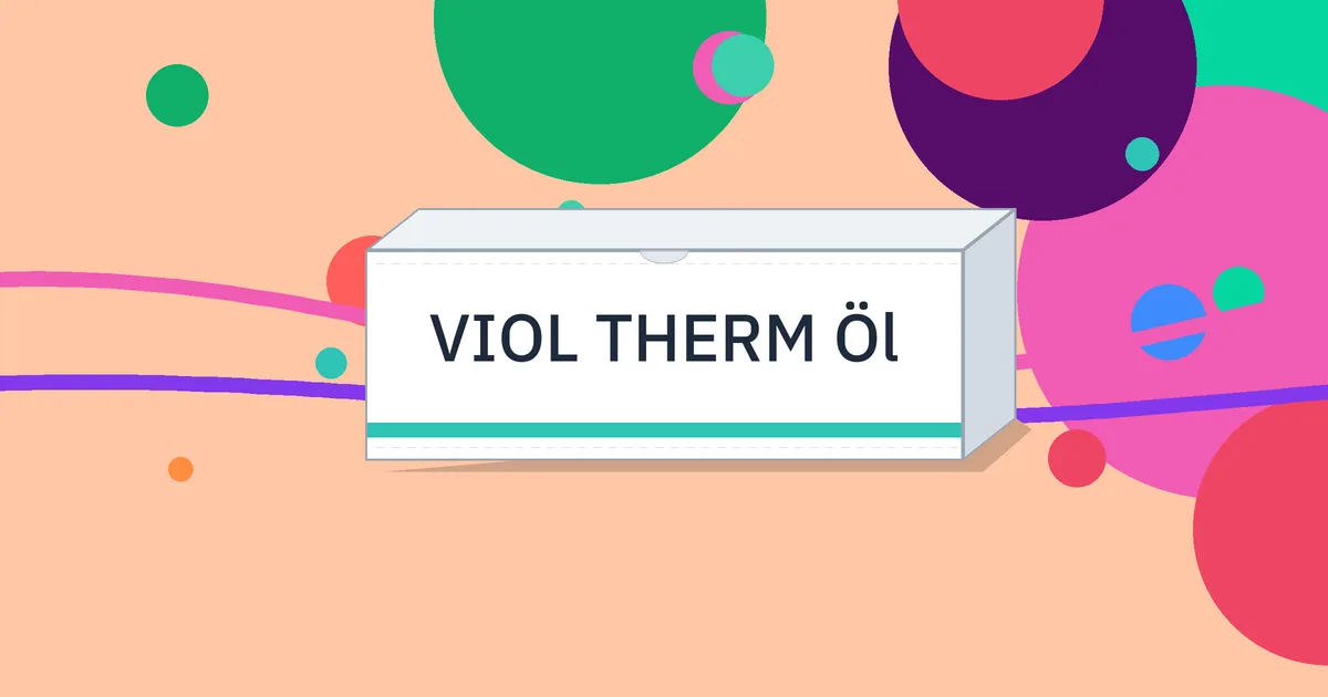 Symbolbild: Packung mit der Aufschrift VIOL THERM Öl (PZN 10253274) – Verfügbarkeit und Bezug in Apotheken in Frankfurt am Main