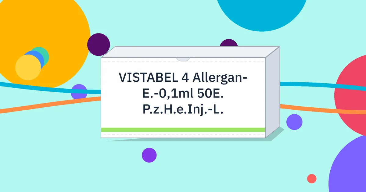 Symbolbild: Packung mit der Aufschrift VISTABEL 4 Allergan-E.-0,1ml 50E. P.z.H.e.Inj.-L. (PZN 10206754) – Verfügbarkeit und Bezug in Apotheken in Frankfurt am Main