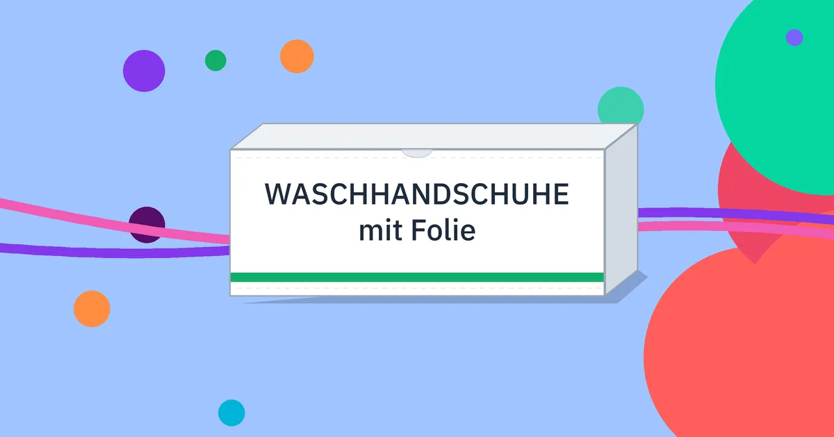 Symbolbild: Packung mit der Aufschrift WASCHHANDSCHUHE mit Folie (PZN 05461042) – Verfügbarkeit und Bezug in Apotheken in Frankfurt am Main