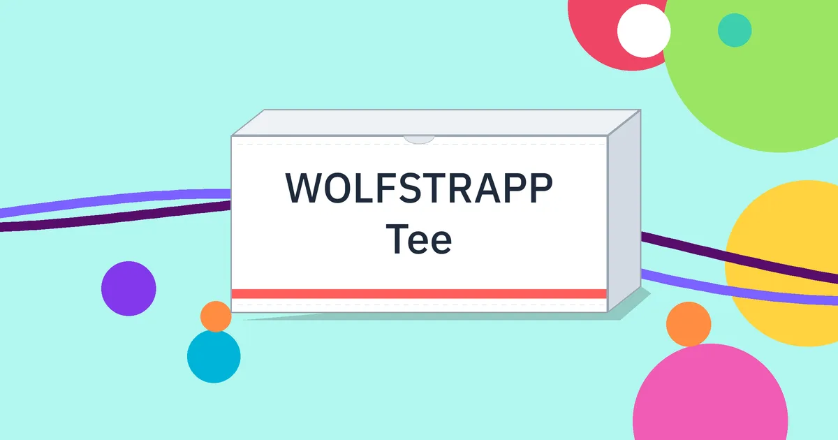 Symbolbild: Packung mit der Aufschrift WOLFSTRAPP Tee (PZN 19550341) – Verfügbarkeit und Bezug in Apotheken in Frankfurt am Main