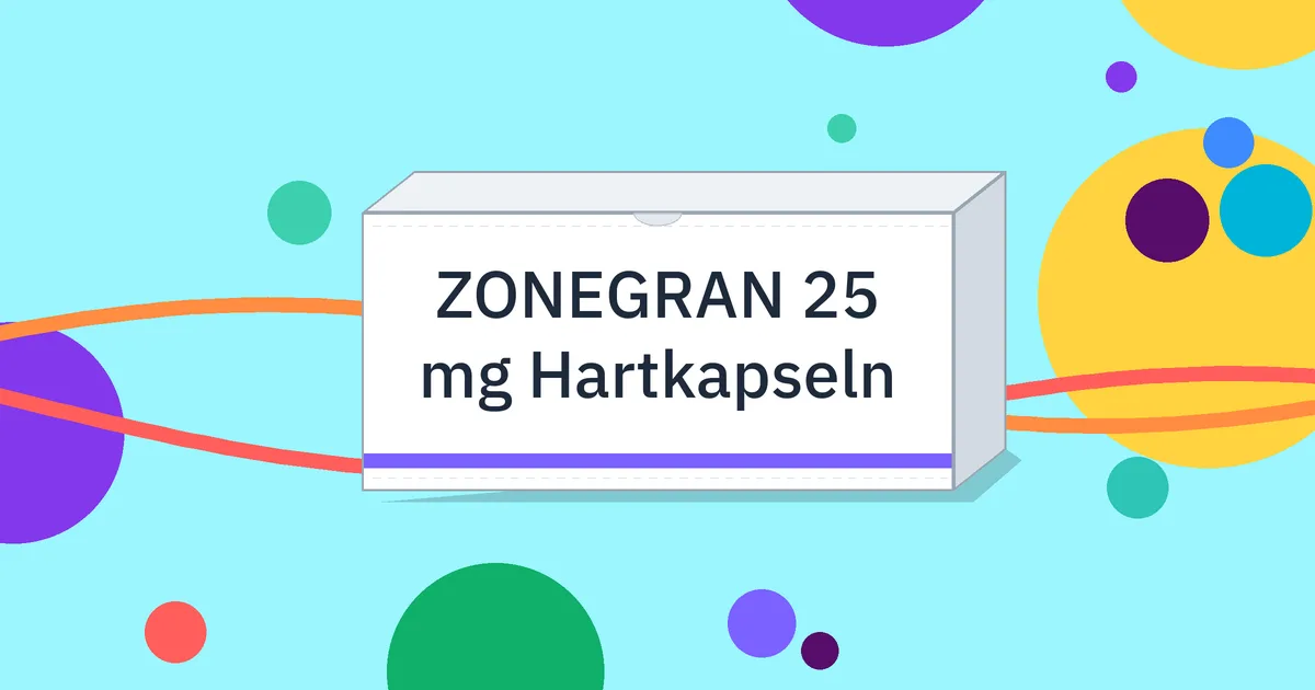 Symbolbild: Packung mit der Aufschrift ZONEGRAN 25 mg Hartkapseln (PZN 01309627) – Verfügbarkeit und Bezug in Apotheken in Frankfurt am Main