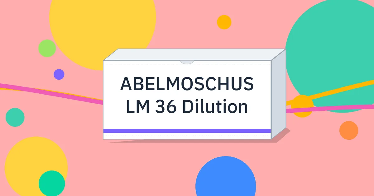Symbolbild: Packung mit der Aufschrift ABELMOSCHUS LM 36 Dilution (PZN 12750427) – Verfügbarkeit und Bezug in Apotheken in Frankfurt am Main