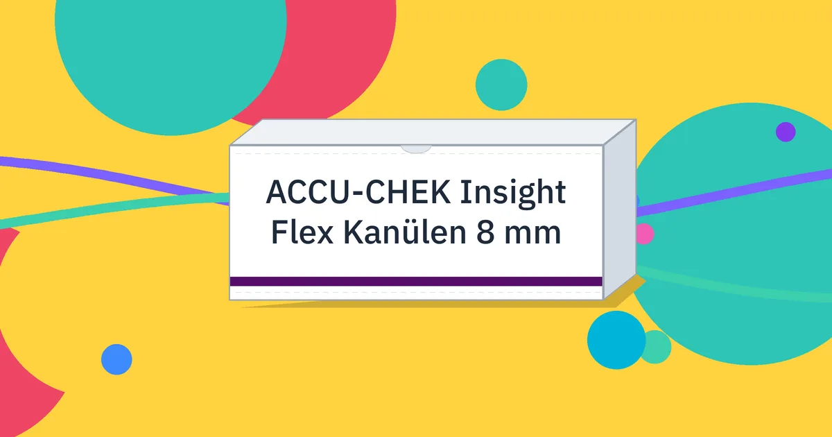 Symbolbild: Packung mit der Aufschrift ACCU-CHEK Insight Flex Kanülen 8 mm (PZN 16787226) – Verfügbarkeit und Bezug in Apotheken in Frankfurt am Main
