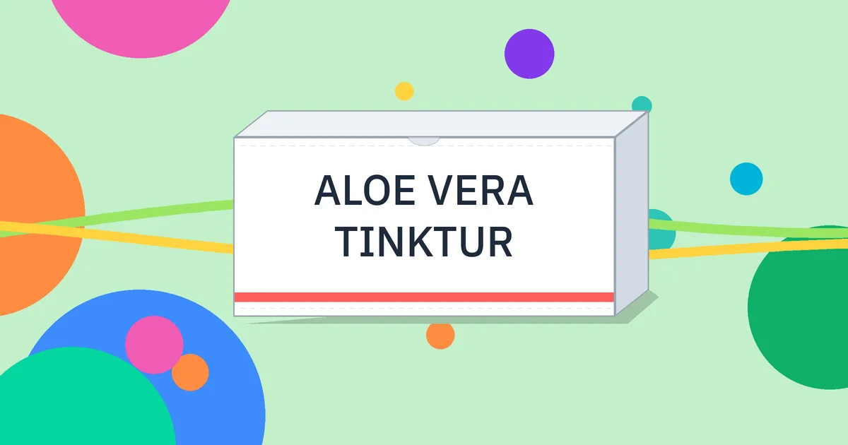 Symbolbild: Packung mit der Aufschrift ALOE VERA TINKTUR (PZN 18217852) – Verfügbarkeit und Bezug in Apotheken in Frankfurt am Main