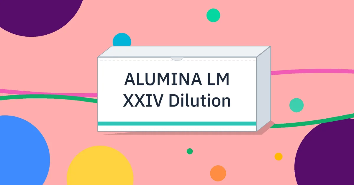 Symbolbild: Packung mit der Aufschrift ALUMINA LM XXIV Dilution (PZN 02673482) – Verfügbarkeit und Bezug in Apotheken in Frankfurt am Main
