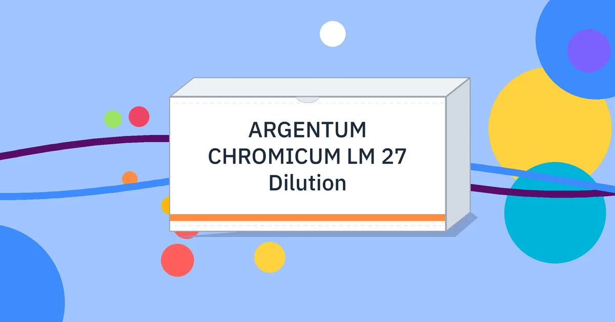 Symbolbild: Packung mit der Aufschrift ARGENTUM CHROMICUM LM 27 Dilution (PZN 13389850) – Verfügbarkeit und Bezug in Apotheken in Frankfurt am Main