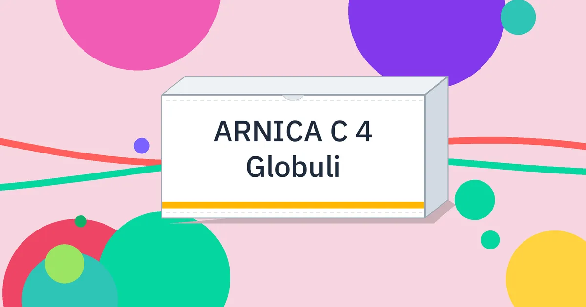 Symbolbild: Packung mit der Aufschrift ARNICA C 4 Globuli (PZN 04205006) – Verfügbarkeit und Bezug in Apotheken in Frankfurt am Main