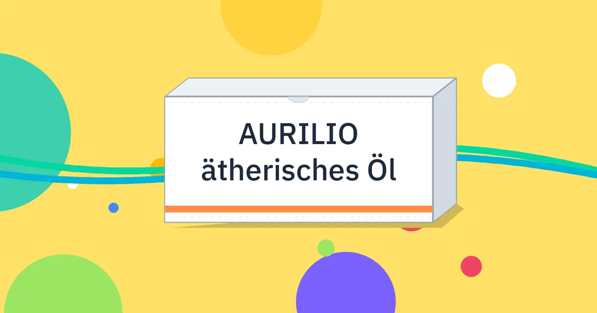 Symbolbild: Packung mit der Aufschrift AURILIO ätherisches Öl (PZN 10228359) – Verfügbarkeit und Bezug in Apotheken in Frankfurt am Main