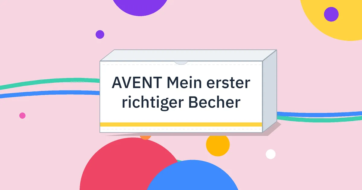 Symbolbild: Packung mit der Aufschrift AVENT Mein erster richtiger Becher (PZN 06468684) – Verfügbarkeit und Bezug in Apotheken in Frankfurt am Main