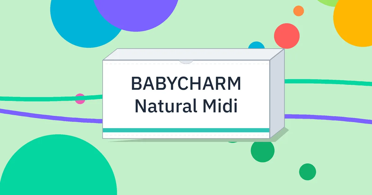 Symbolbild: Packung mit der Aufschrift BABYCHARM Natural Midi (PZN 07549901) – Verfügbarkeit und Bezug in Apotheken in Frankfurt am Main
