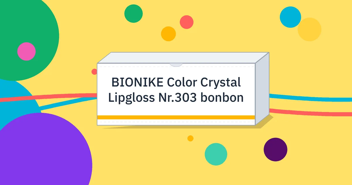 Symbolbild: Packung mit der Aufschrift BIONIKE Color Crystal Lipgloss Nr.303 bonbon (PZN 12600797) – Verfügbarkeit und Bezug in Apotheken in Frankfurt am Main