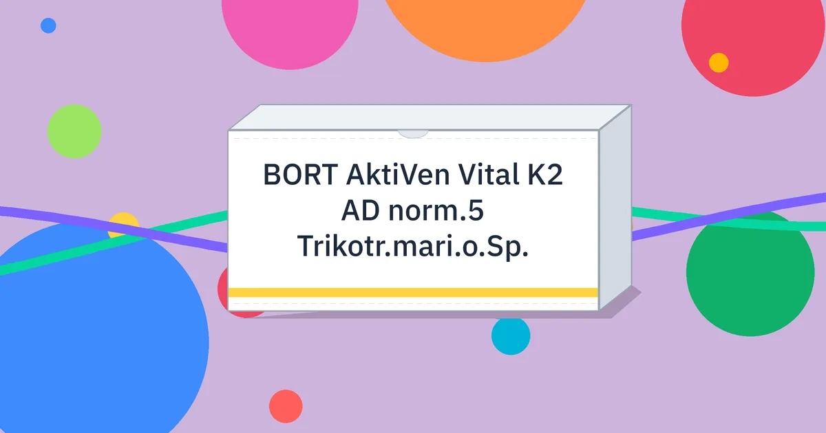 Symbolbild: Packung mit der Aufschrift BORT AktiVen Vital K2 AD norm.5 Trikotr.mari.o.Sp. (PZN 13727689) – Verfügbarkeit und Bezug in Apotheken in Frankfurt am Main