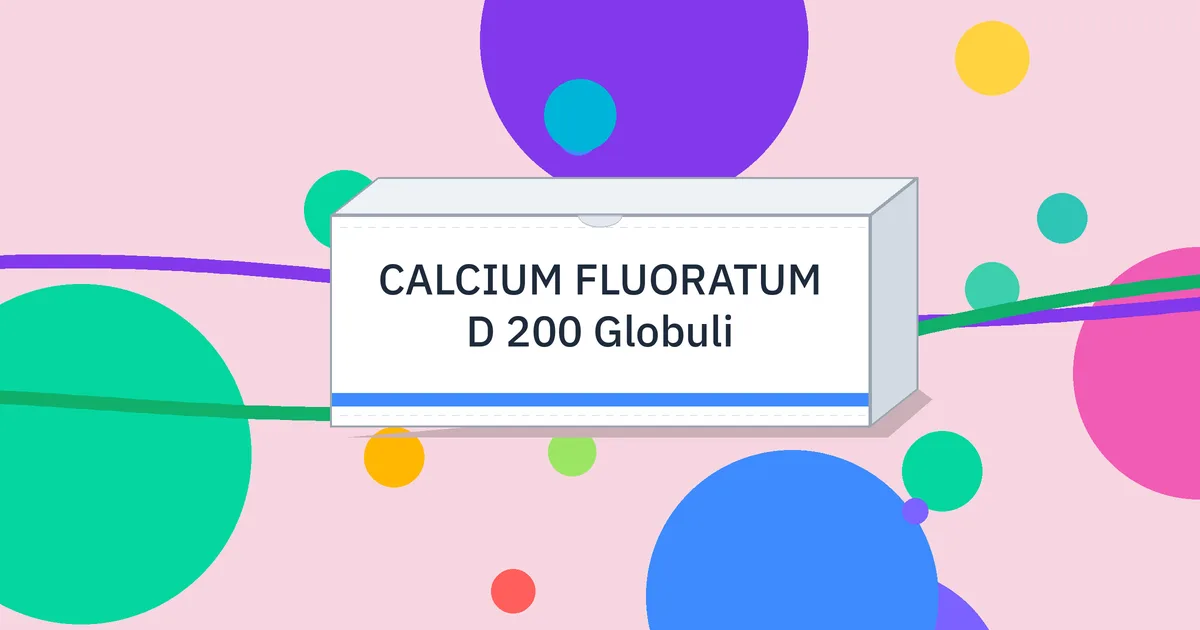 Symbolbild: Packung mit der Aufschrift CALCIUM FLUORATUM D 200 Globuli (PZN 14311784) – Verfügbarkeit und Bezug in Apotheken in Frankfurt am Main