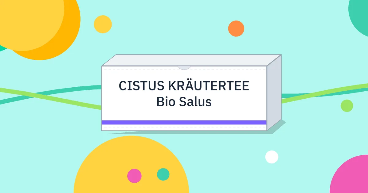 Symbolbild: Packung mit der Aufschrift CISTUS KRÄUTERTEE Bio Salus (PZN 05390715) – Verfügbarkeit und Bezug in Apotheken in Frankfurt am Main