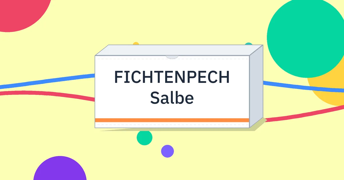 Symbolbild: Packung mit der Aufschrift FICHTENPECH Salbe (PZN 18452317) – Verfügbarkeit und Bezug in Apotheken in Frankfurt am Main
