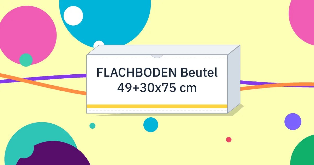 Symbolbild: Packung mit der Aufschrift FLACHBODEN Beutel 49+30x75 cm (PZN 07598006) – Verfügbarkeit und Bezug in Apotheken in Frankfurt am Main
