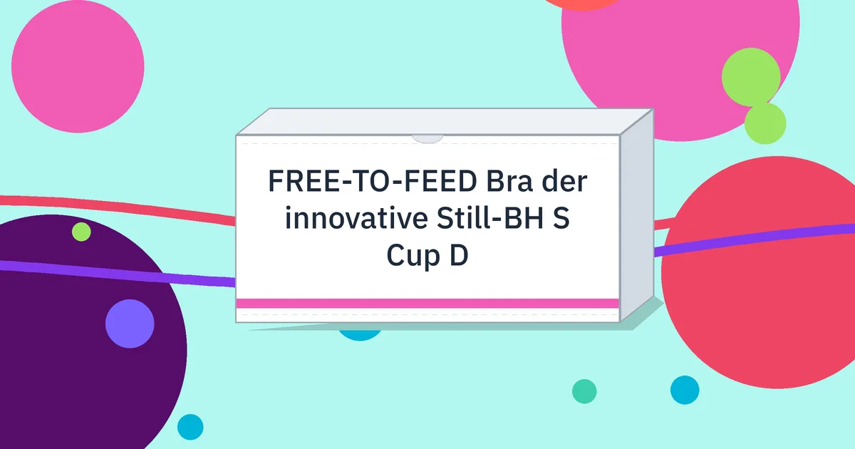 Symbolbild: Packung mit der Aufschrift FREE-TO-FEED Bra der innovative Still-BH S Cup D (PZN 19371041) – Verfügbarkeit und Bezug in Apotheken in Frankfurt am Main