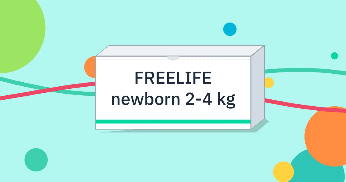 Symbolbild: Packung mit der Aufschrift FREELIFE newborn 2-4 kg (PZN 16734112) – Verfügbarkeit und Bezug in Apotheken in Frankfurt am Main