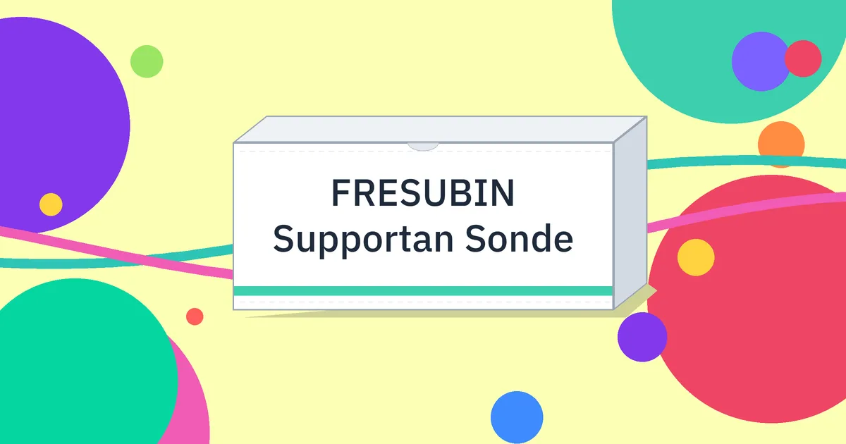 Symbolbild: Packung mit der Aufschrift FRESUBIN Supportan Sonde (PZN 14145156) – Verfügbarkeit und Bezug in Apotheken in Frankfurt am Main