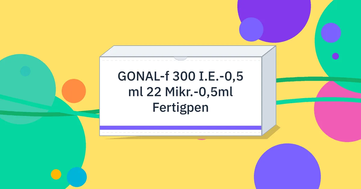 Symbolbild: Packung mit der Aufschrift GONAL-f 300 I.E.-0,5 ml 22 Mikr.-0,5ml Fertigpen (PZN 09615714) – Verfügbarkeit und Bezug in Apotheken in Frankfurt am Main