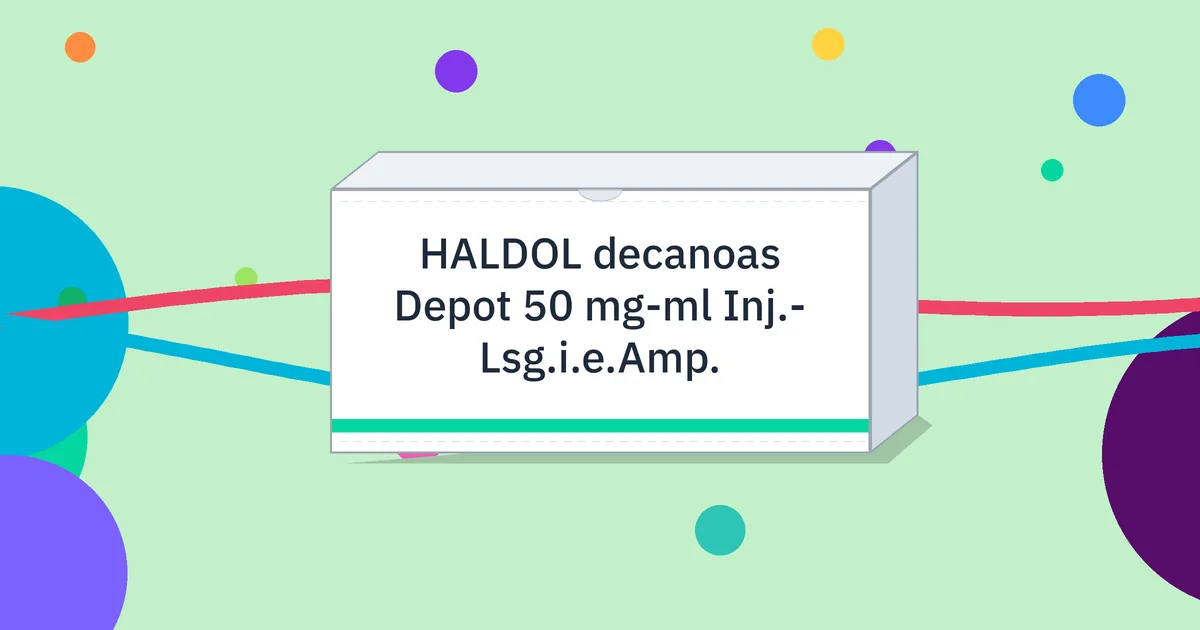 Symbolbild: Packung mit der Aufschrift HALDOL decanoas Depot 50 mg-ml Inj.-Lsg.i.e.Amp. (PZN 18852330) – Verfügbarkeit und Bezug in Apotheken in Frankfurt am Main