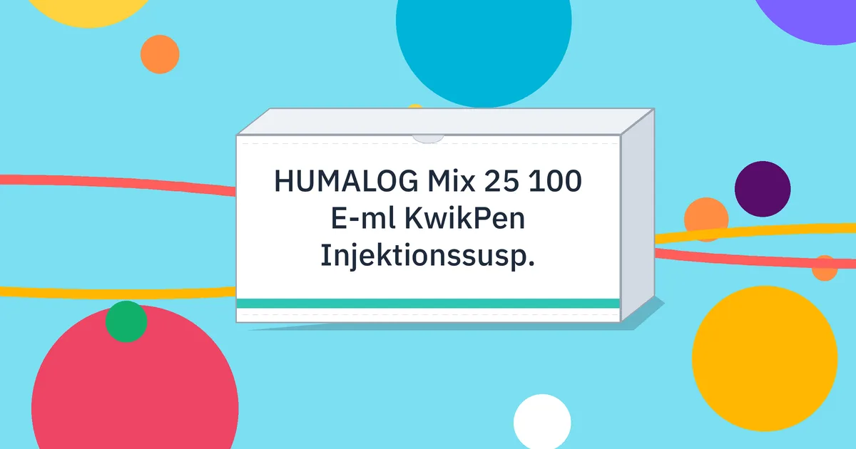 Symbolbild: Packung mit der Aufschrift HUMALOG Mix 25 100 E-ml KwikPen Injektionssusp. (PZN 06109844) – Verfügbarkeit und Bezug in Apotheken in Frankfurt am Main