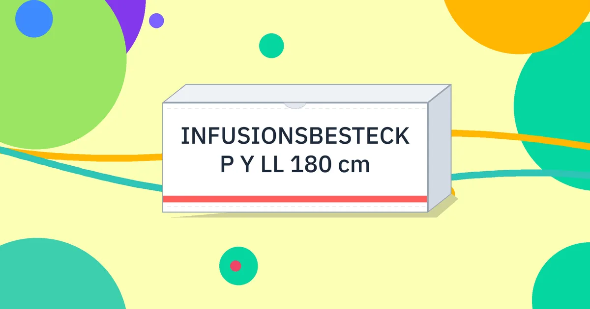 Symbolbild: Packung mit der Aufschrift INFUSIONSBESTECK P Y LL 180 cm (PZN 02762903) – Verfügbarkeit und Bezug in Apotheken in Frankfurt am Main
