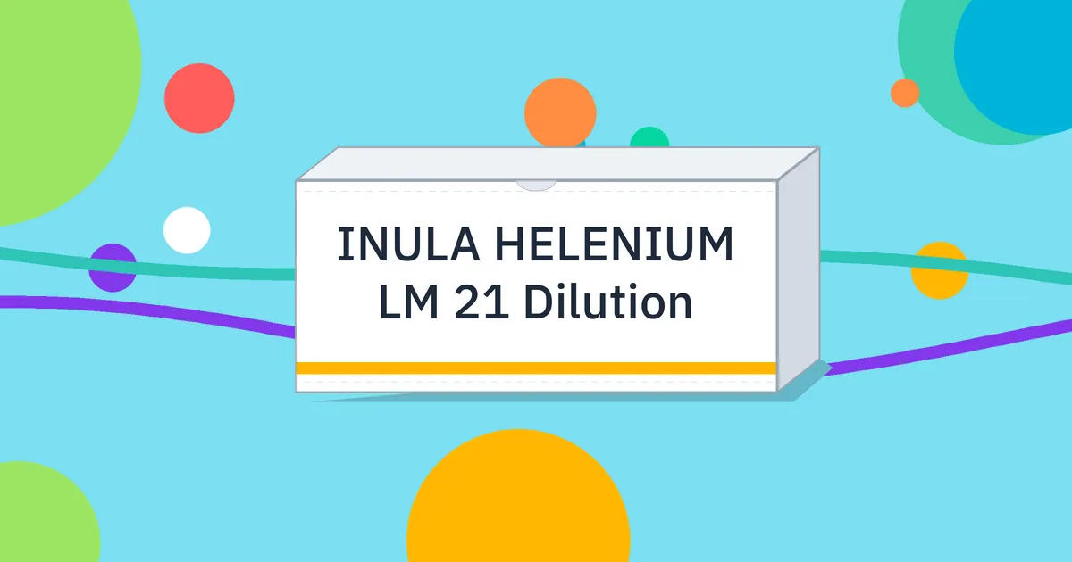 Symbolbild: Packung mit der Aufschrift INULA HELENIUM LM 21 Dilution (PZN 13560597) – Verfügbarkeit und Bezug in Apotheken in Frankfurt am Main